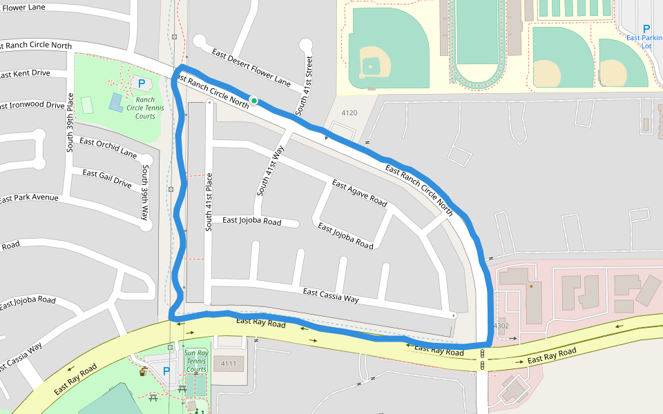 Ranch Circle Park Walking and Running - Phoenix, Arizona | Pacer