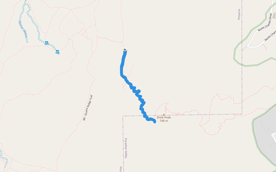 Dixie Peak Hiking Trail - Phoenix, Arizona, USA | Pacer