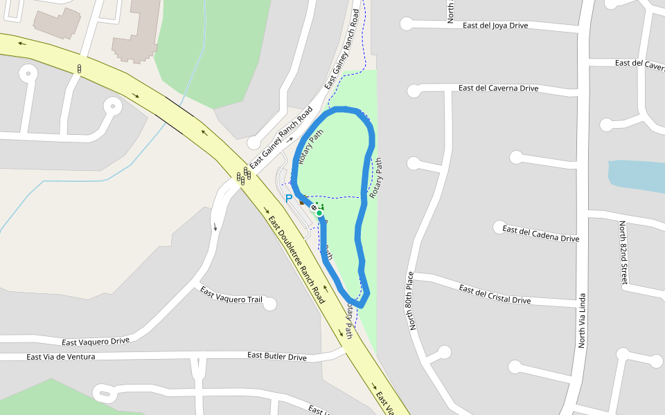 Scottsdale Rotary Park in Arizona | Walking Map