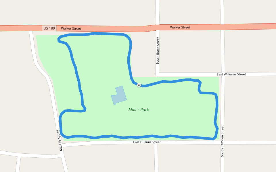 Miller Park in Texas | Walking Map