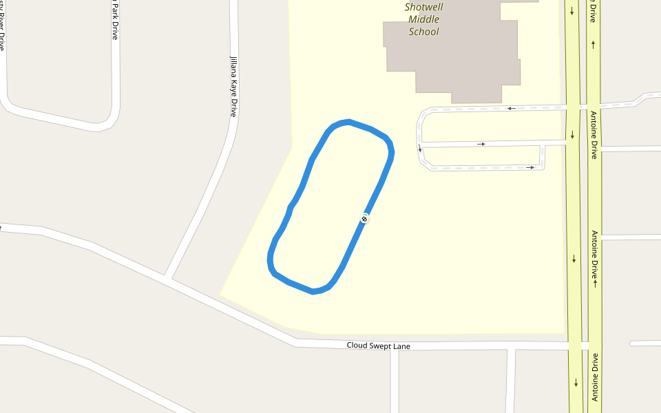 Shotwell Middle School Walking And Running Trail - Houston, Texas, USA ...