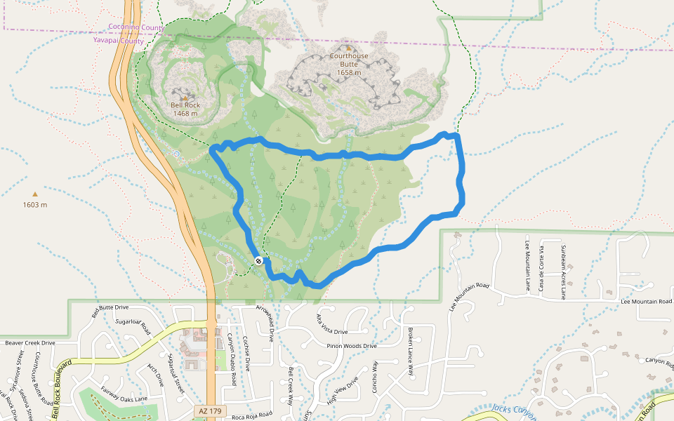 Coconino National Forest Walking And Running Trail - Sedona, Arizona ...