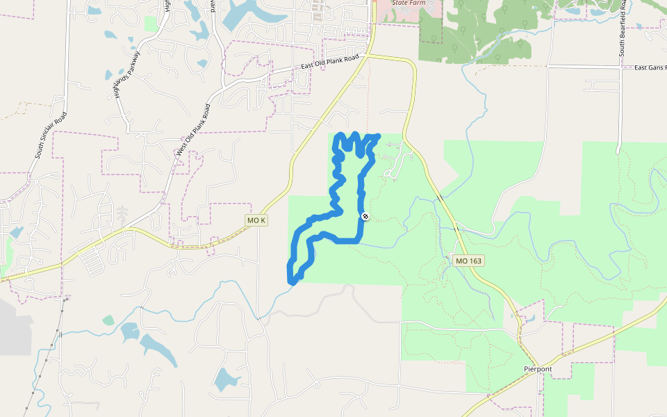 Rock Bridge Memorial State Park Walking and Running - Columbia ...