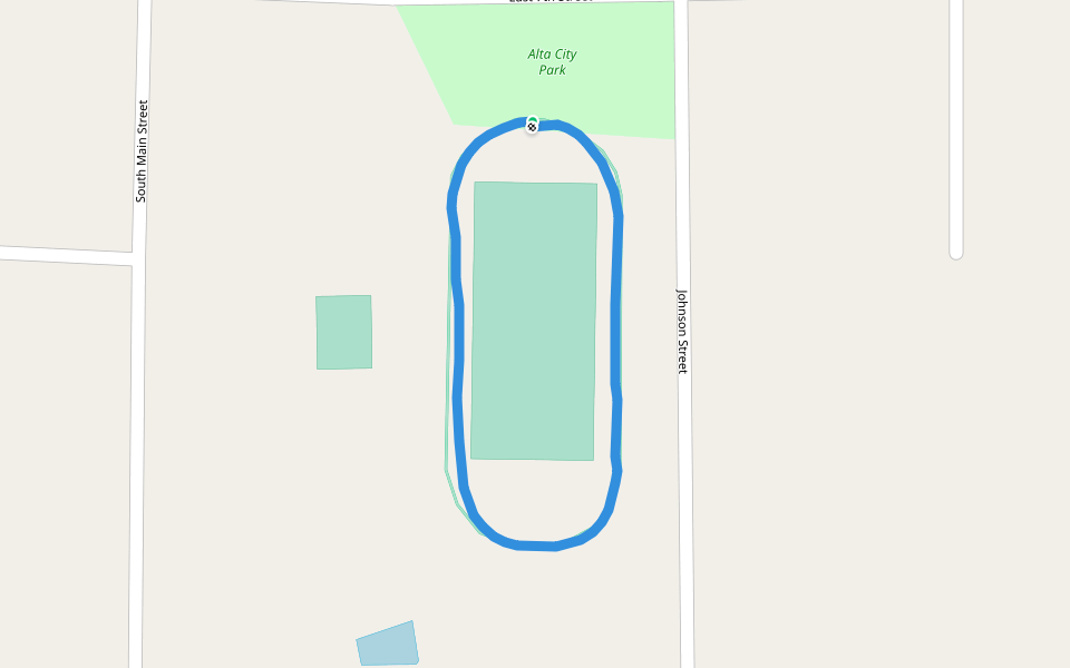 Alta City Park in Iowa | Walking Map