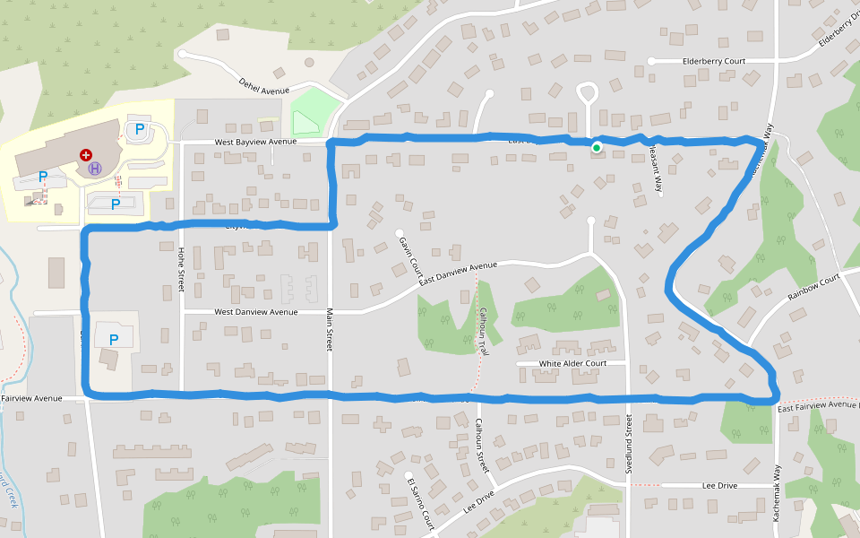 Bayview Park in Alaska | Walking Map