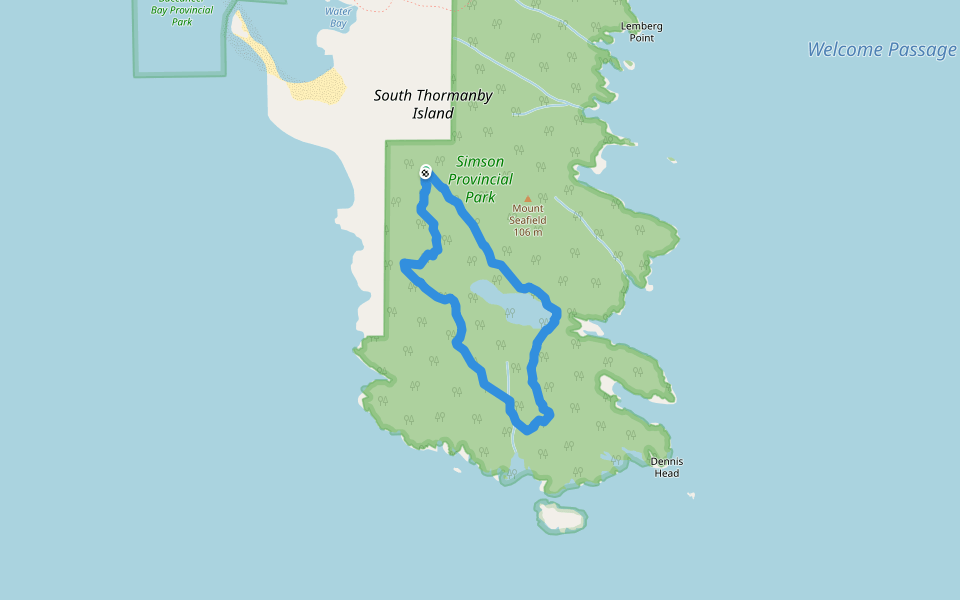Simson Provincial Park Walking and Running - Sunshine Coast B, British ...