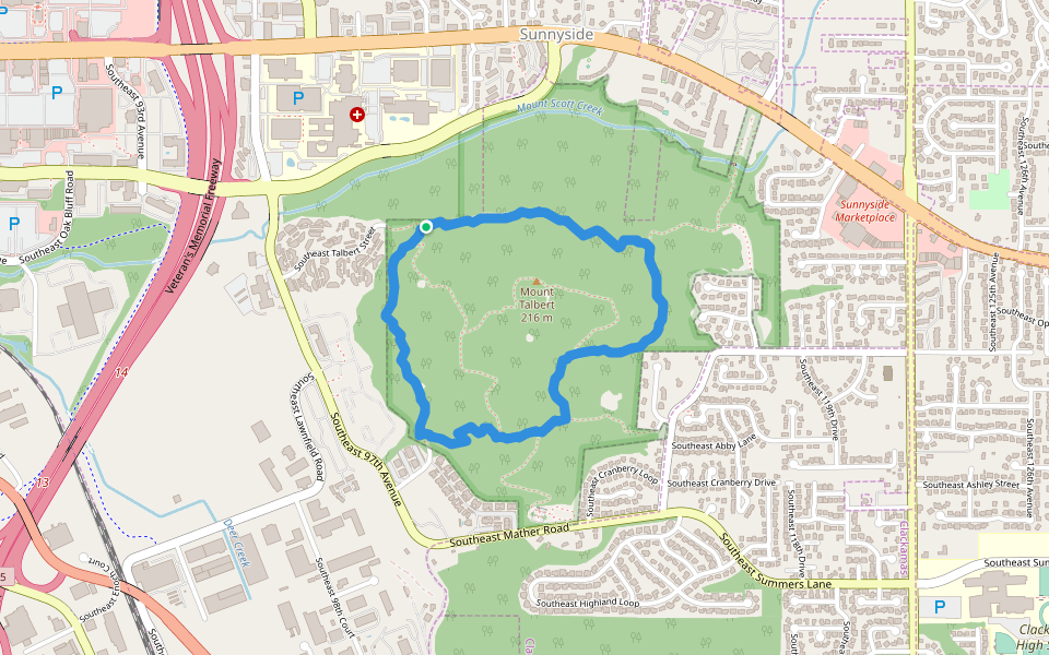 Mount Talbert Nature Park- Park Loop Trail in Oregon | Walking Map