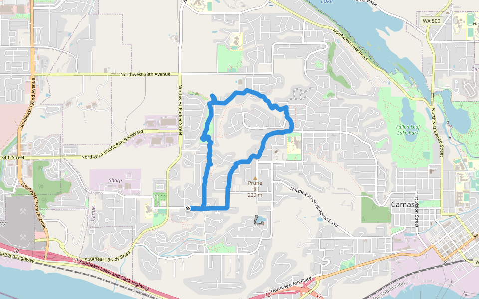 Dorothy Fox School Park in Washington | Walking Map