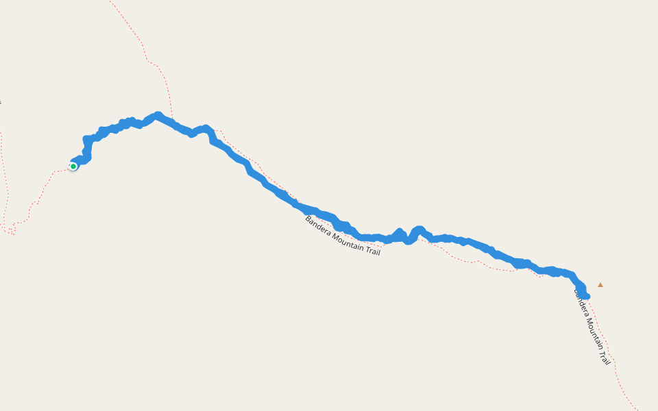 Bandera Mountain Trail in Washington | Walking Map