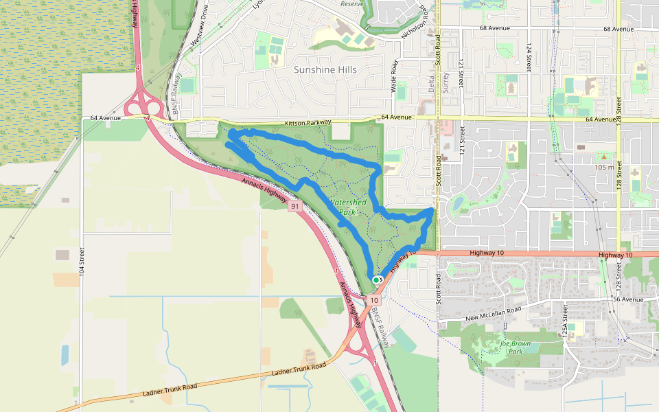 The Watershed in British Columbia | Walking Map