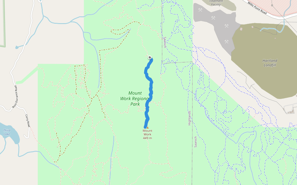 Mount Work - Cumbre Trail Ruta de senderismo - Highlands, Columbia ...