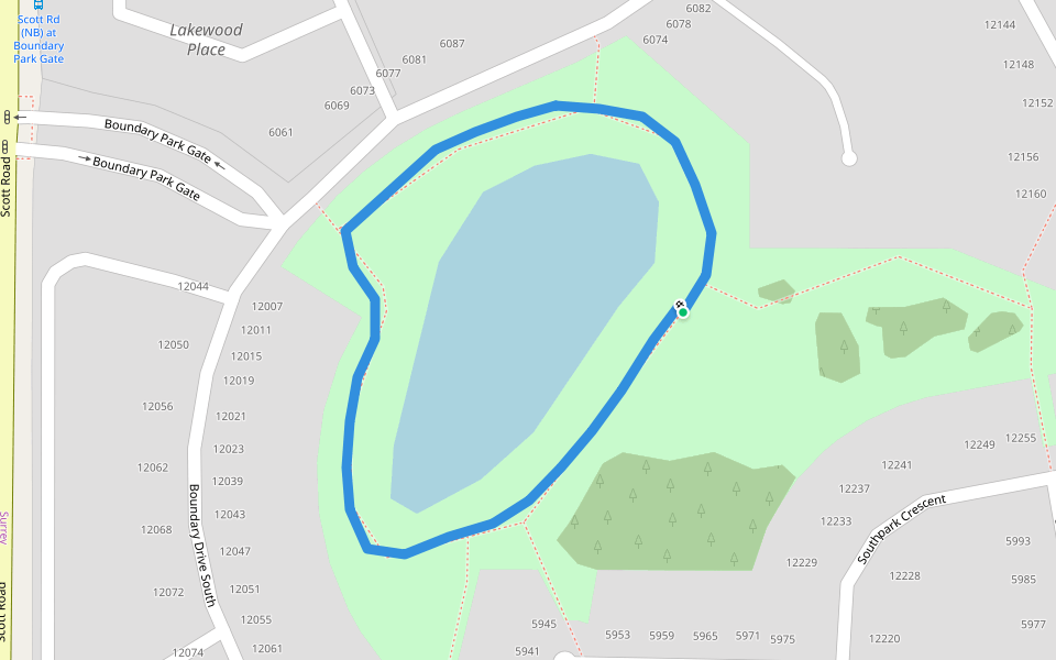 Boundary Park in British Columbia | Walking Map