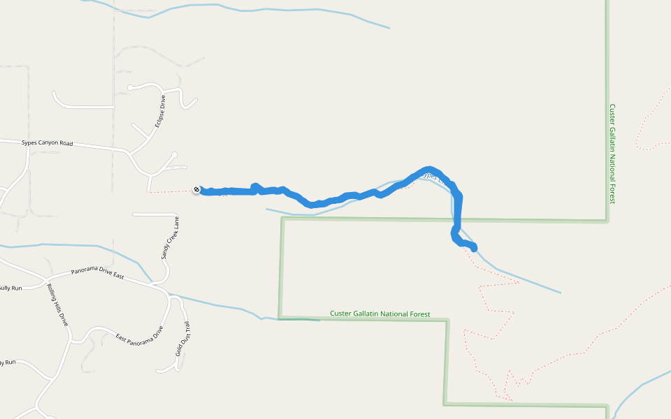 Sypes Canyon Trail Hiking - Bozeman, Montana, USA | Pacer