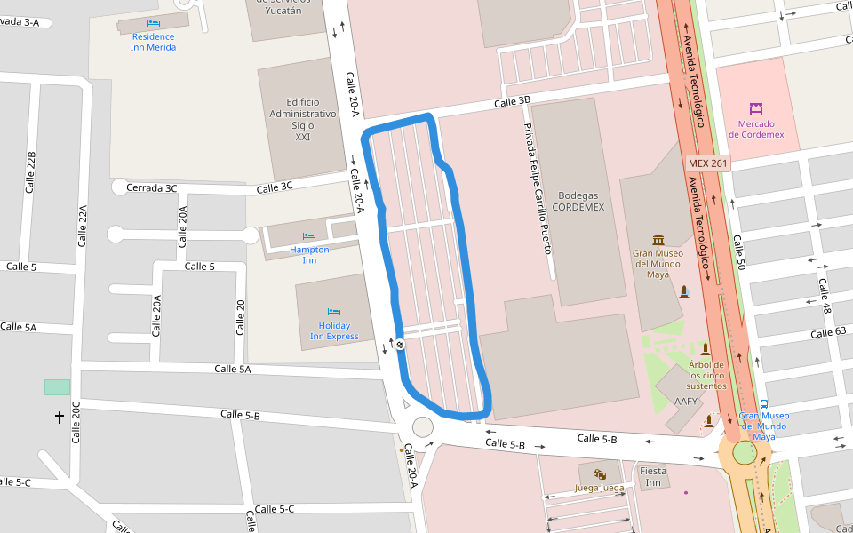 Holiday Inn Express Walking And Running Trail - Mérida, Yucatán, Mexico ...