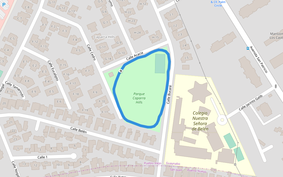 Parque Caparra Hills in Guaynabo | Walking Map