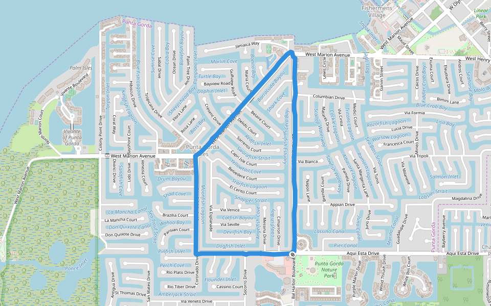 Punta Gorda Map Florida