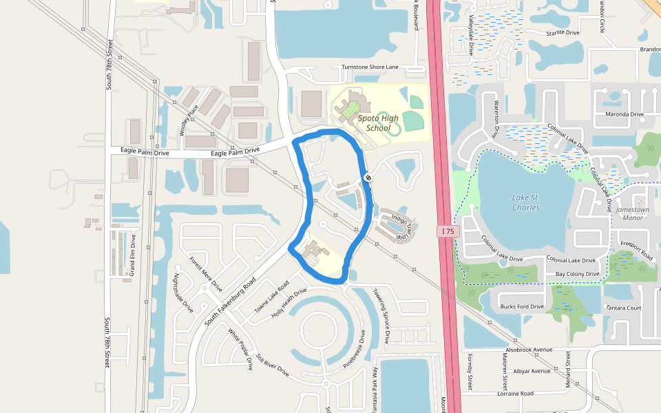 Spoto High School Walking And Running Trail - Riverview, Florida, USA ...