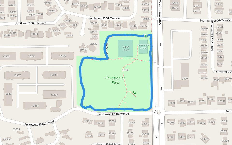 Princetonian Park in Florida | Walking Map