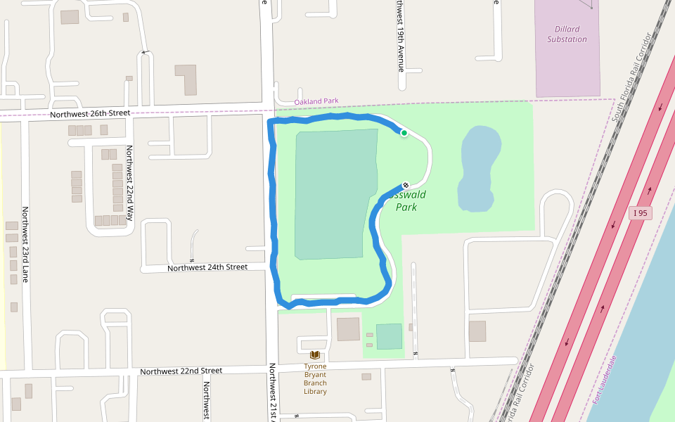 Osswald Park in Florida | Walking Map