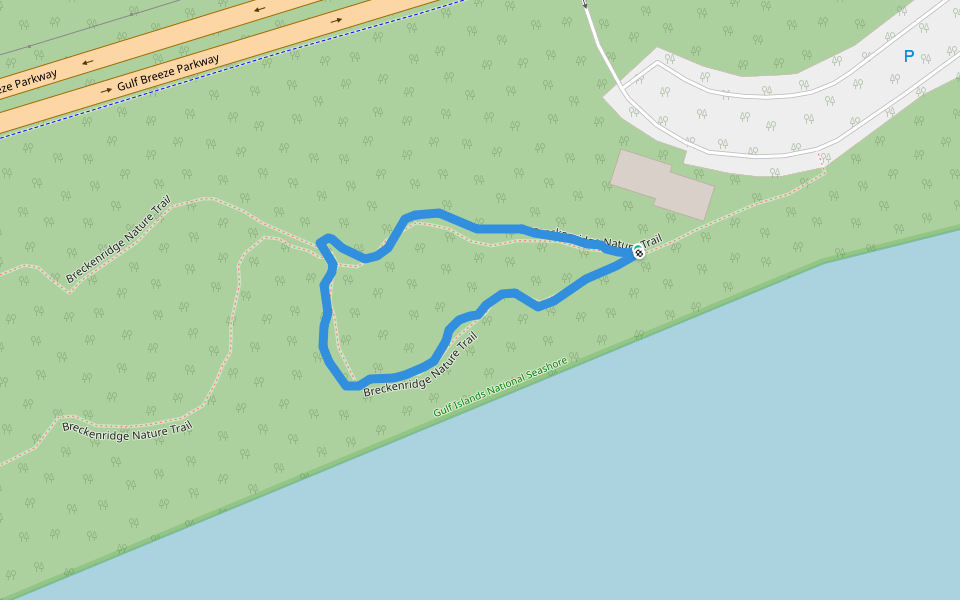 Breckenridge Nature Trail in Florida | Walking Map