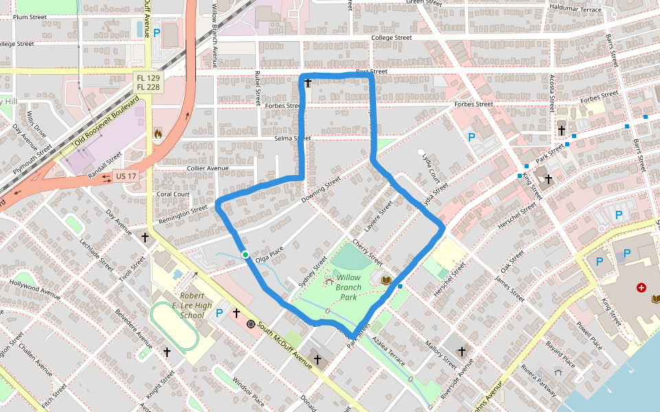 Willow Branch Park Walking and Running - Jacksonville, Florida | Pacer