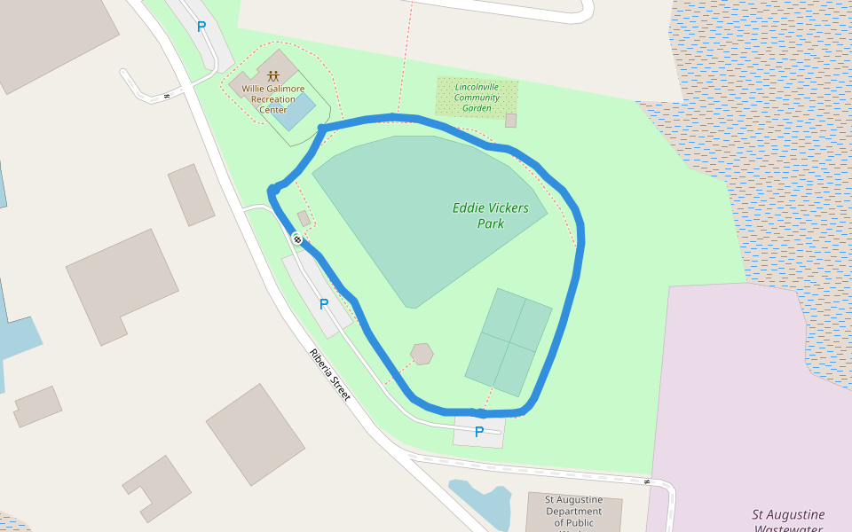 Eddie Vickers Park Walking and Running - St. Augustine, Florida, USA ...