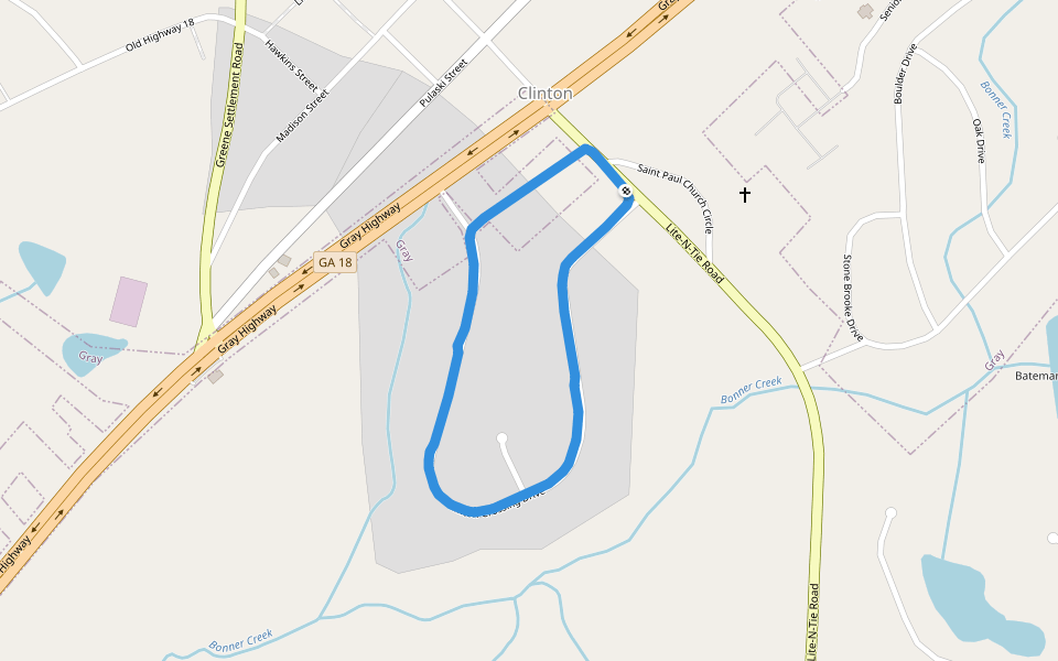 Clinton Crossing Drive Sendero - Gray, Georgia, Estados Unidos | Pacer