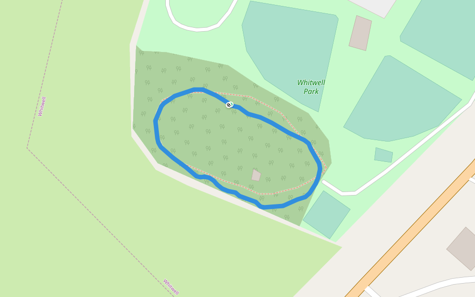 Whitwell Park in Tennessee | Walking Map