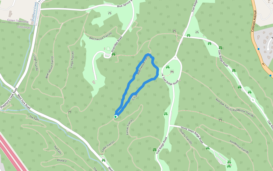 Mount Airy Forest Walking And Running Trail - Cincinnati, Ohio, USA | Pacer