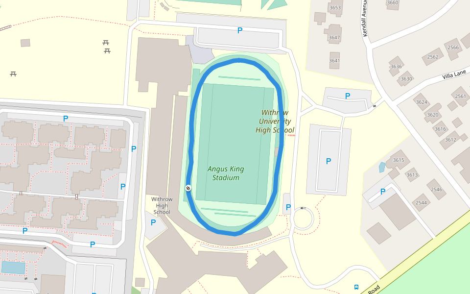 Angus King Stadium Walking And Running Trail - Cincinnati, Ohio, USA ...