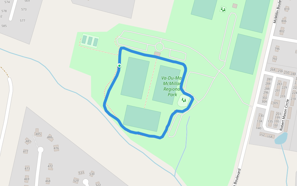 Va-Du-Mar McMillan Regional Park Walking and Running - Boiling Springs ...