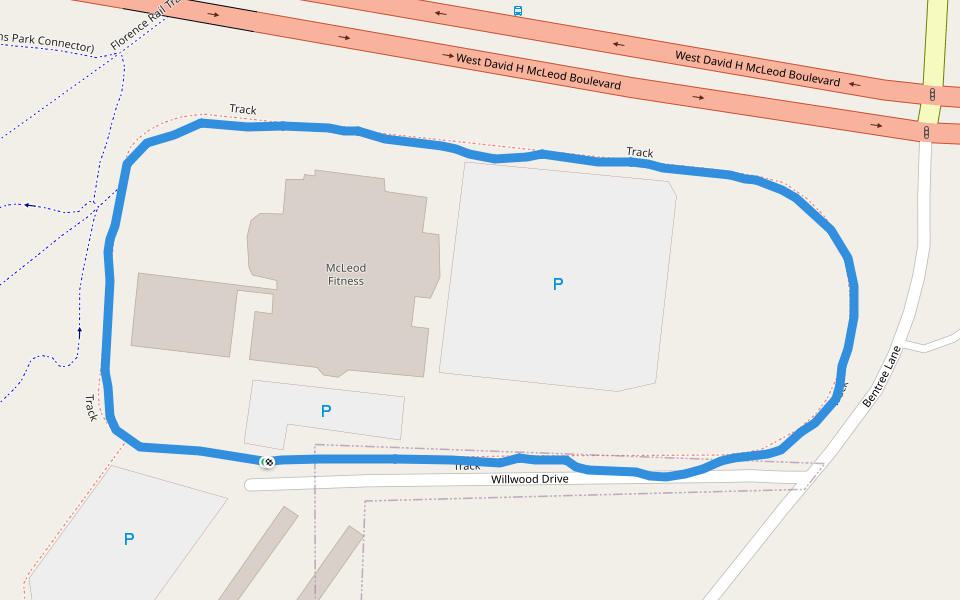 Mcleod Fitness in South Carolina | Walking Map