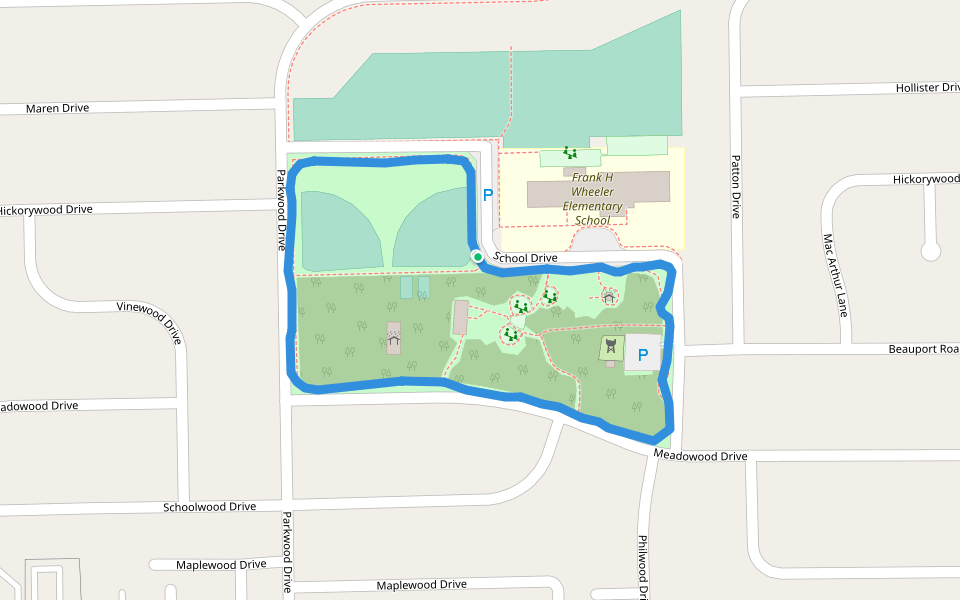 Meadowood Park in Indiana | Walking Map