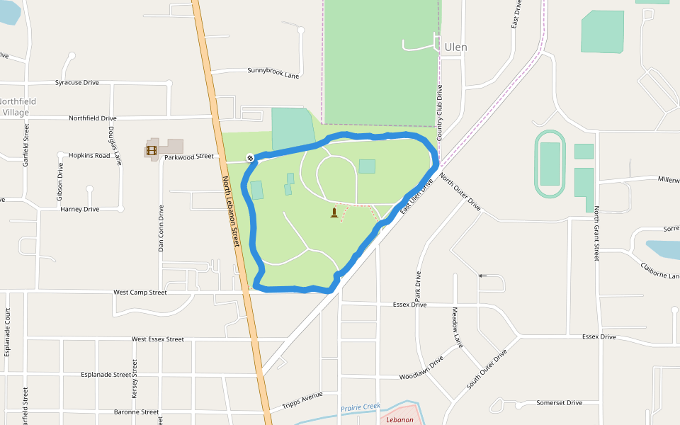 Memorial Park Walking and Running - Lebanon, Indiana, USA | Pacer