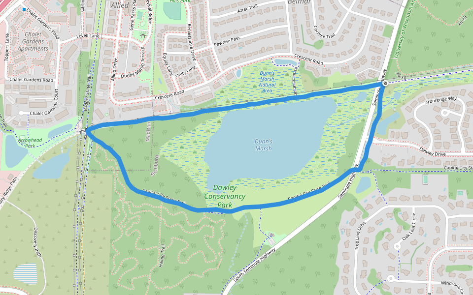 Dawley Conservancy Park in Wisconsin | Walking Map