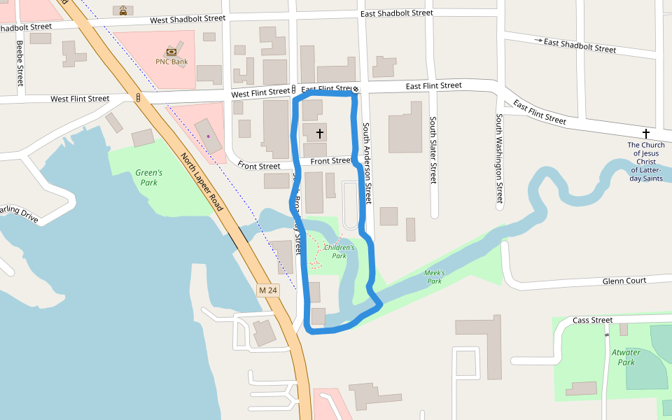 Children's Park Walking and Running - Lake Orion, Michigan, USA | Pacer