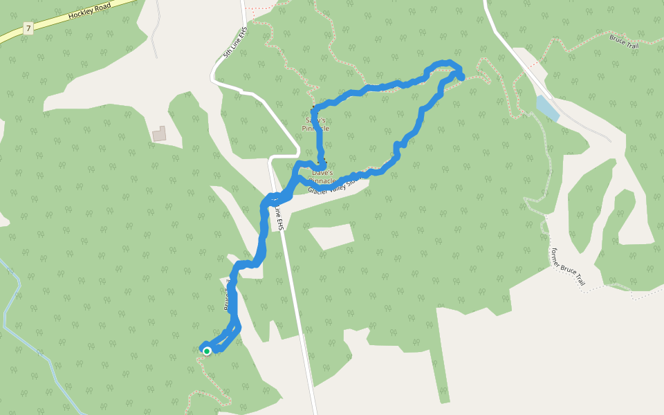 Glacier Valley Side Trail Hiking - Mono, Ontario, Canada | Pacer