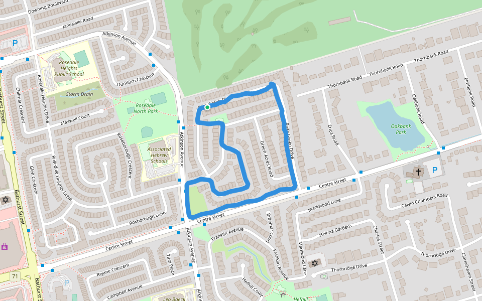 Storm Drain in Ontario | Walking Map