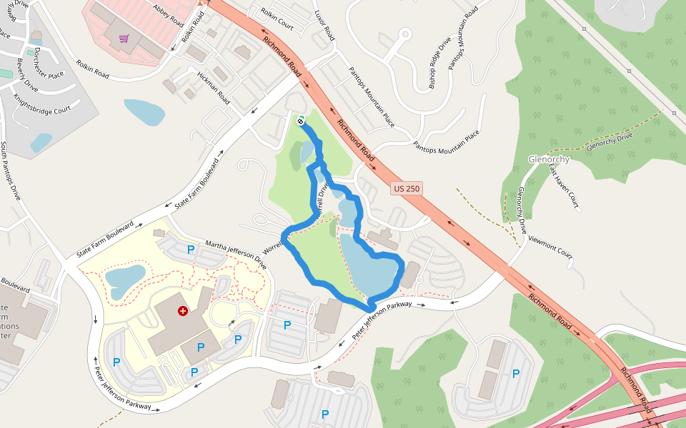 Sentara Martha Jefferson park Hiking - Charlottesville, Virginia, USA ...