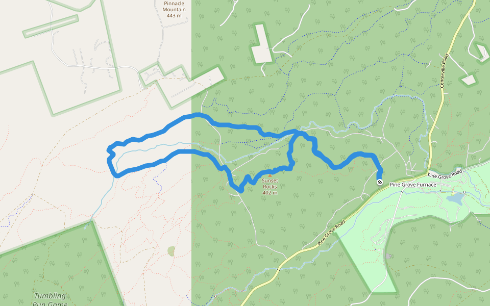 Appalachian National Scenic Trail in Pennsylvania | Walking Map