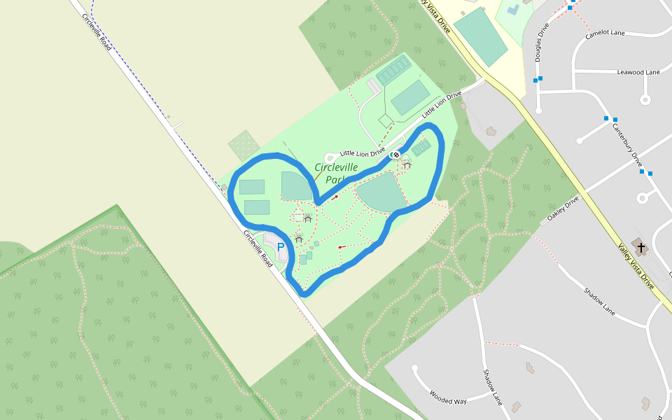 Circleville Park in Pennsylvania | Walking Map