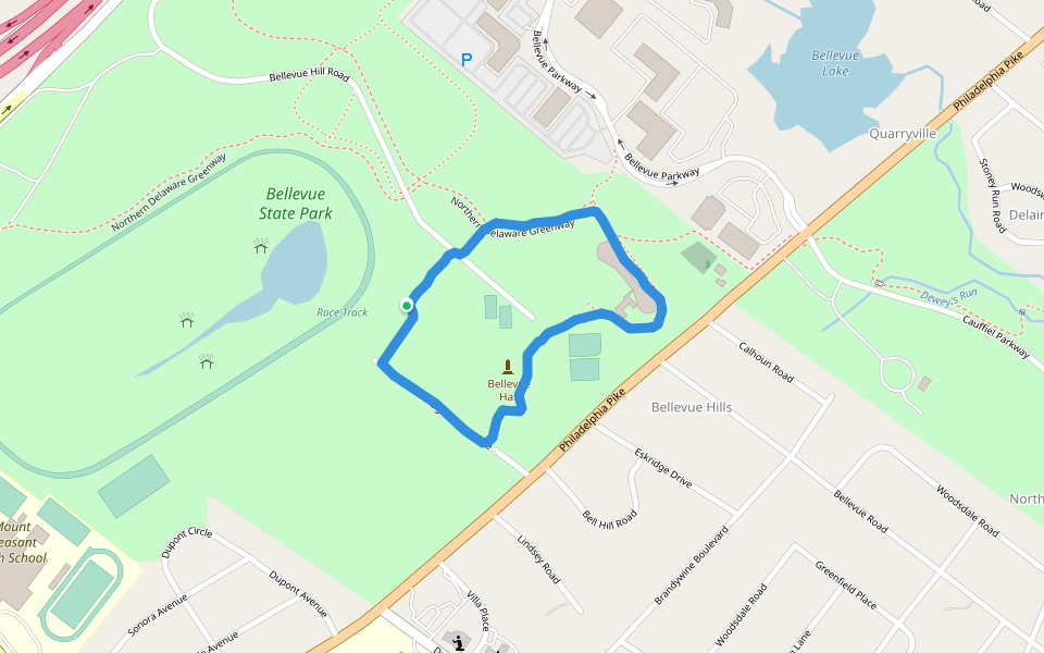 Bellevue State Park Walking and Running - Wilmington, Delaware, USA | Pacer