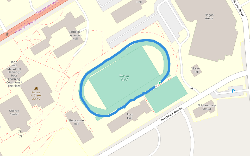 Sweeny Field in Pennsylvania | Walking Map