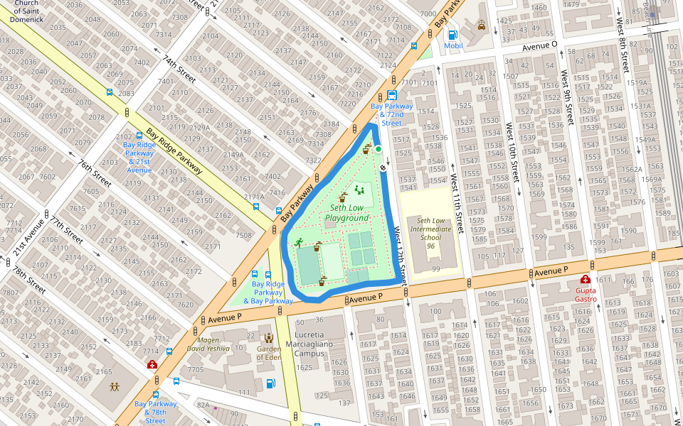 Seth Low Playground Sendero - Nueva York, Estados Unidos | Pacer