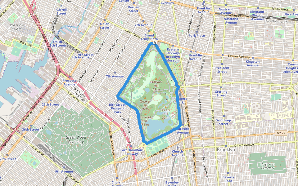 Prospect Park Walking and Running - New York City, New York, USA | Pacer