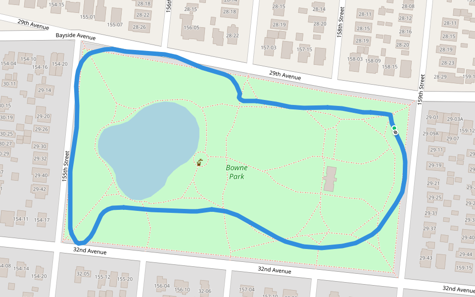 Bowne Park Walking and Running - New York City, New York, USA | Pacer