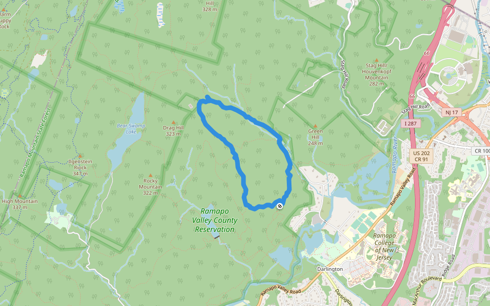 Vista Loop Ruta de senderismo - Mahwah, Nueva Jersey, Estados Unidos ...