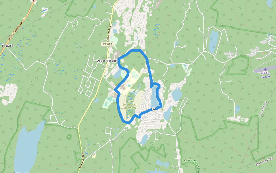 Lindy Lake in New Jersey | Walking Map