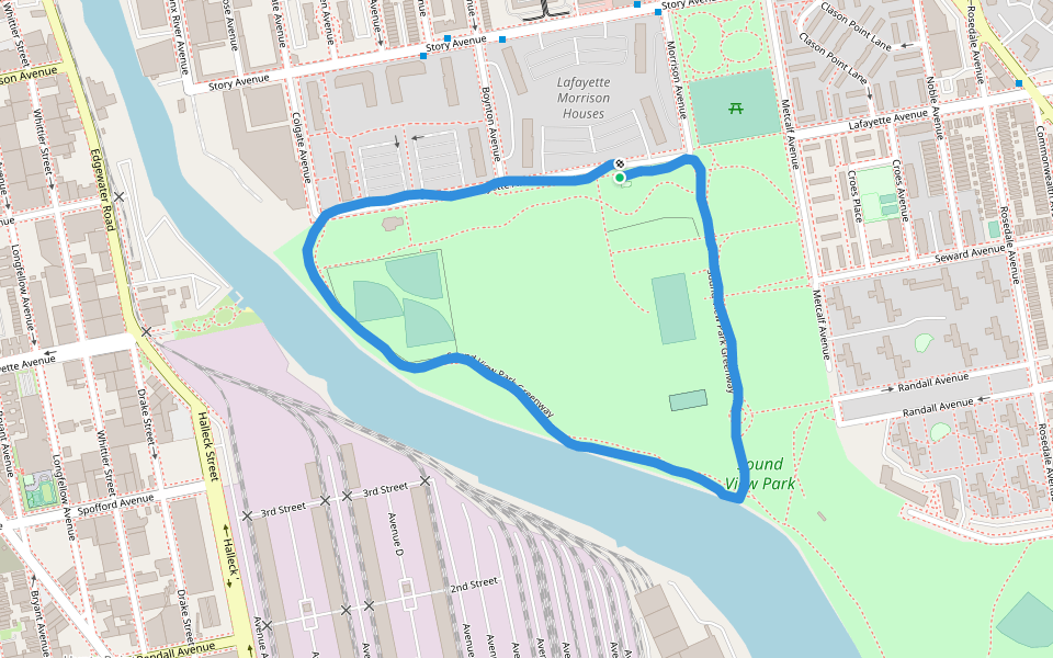 Sound View Park in New York | Walking Map