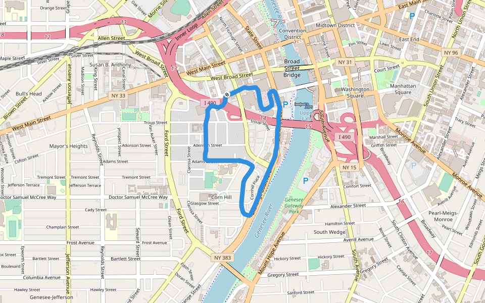 Civic Center Plaza Walking And Running Trail - Rochester, New York | Pacer